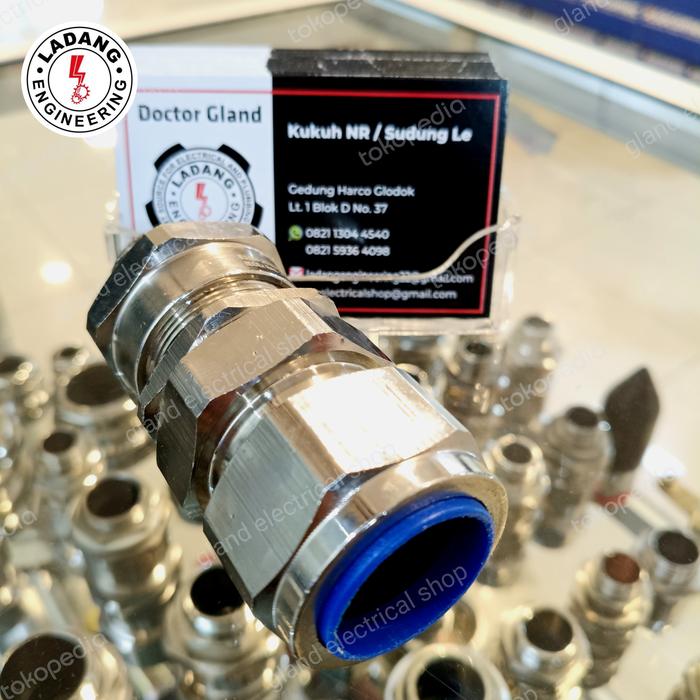 Jual E1FW 20 M20 Brass Nickel Plated EXPROOF - Jakarta Barat - gland electrical shop | Tokopedia