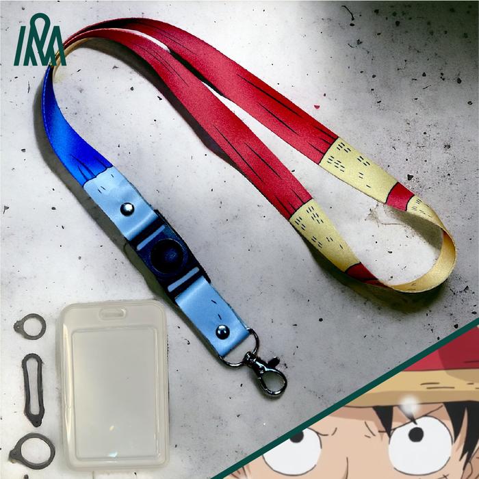 Jual Lanyard LUFFY One Piece Anime Merchandise Tali ID Card & Vape ...