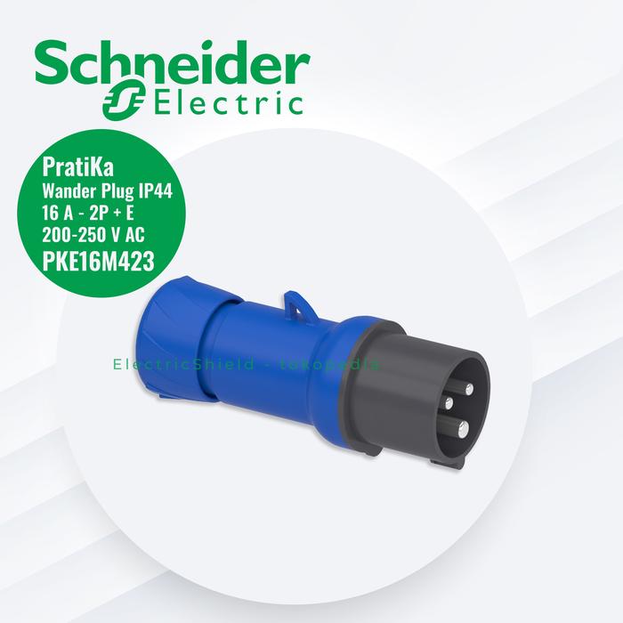 Jual PratiKa wander plug 16A-2P+E-200-250 V AC IP44 - PKE16M423 ...