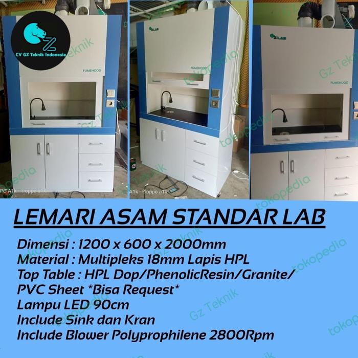 Jual lemari asam laboratorium Lokal - Kab. Bogor - Gz Teknik | Tokopedia
