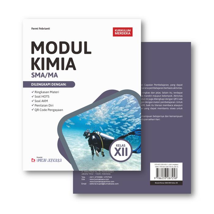 Jual Modul Kimia Kelas Xii Sma Ma Kurikulum Merdeka - Bumi Aksara Di ...