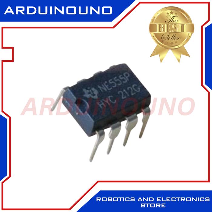 Jual NE555P NE555 DIP-8 NE555N Single Timers IC New Precision NE555 IC ...