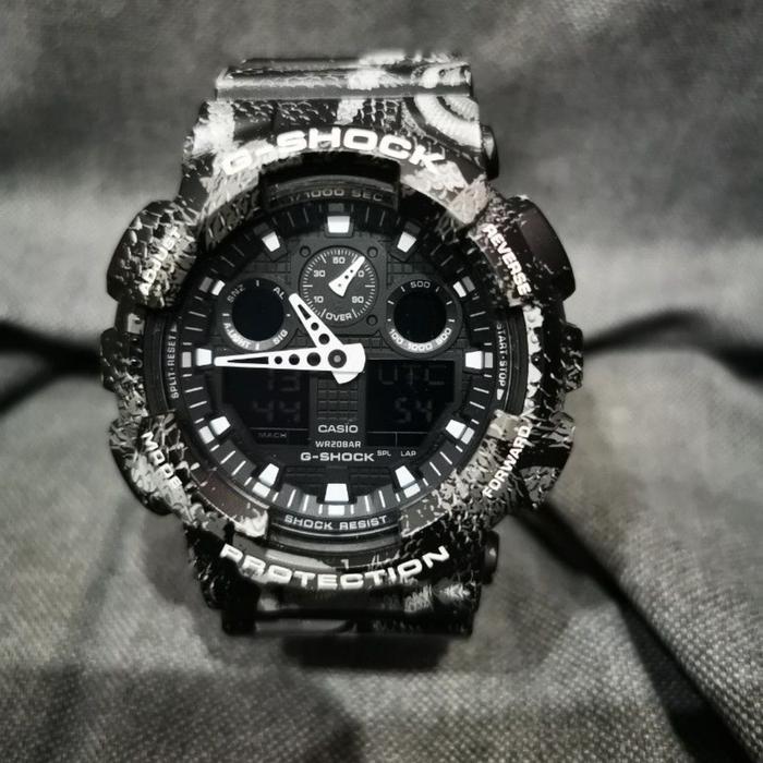 Jual Casio G Shock x Marcelo Burlon Snake GA 100 MRB / Jam/Watch - Kota ...