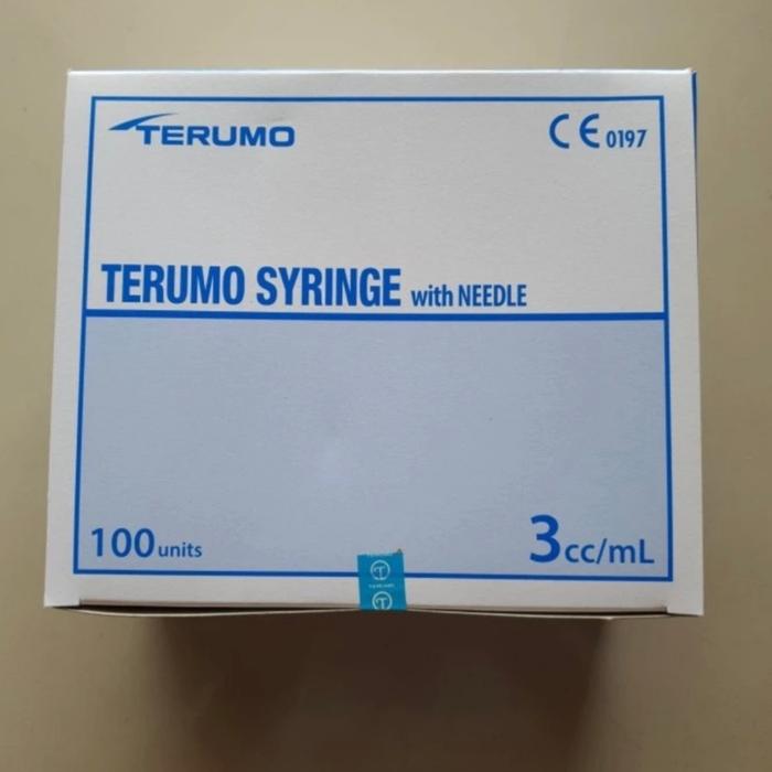 Jual Spuit 3 cc Terumo / Syringe 3cc Terumo / Suntikan 3ml isi 100 pcs ...