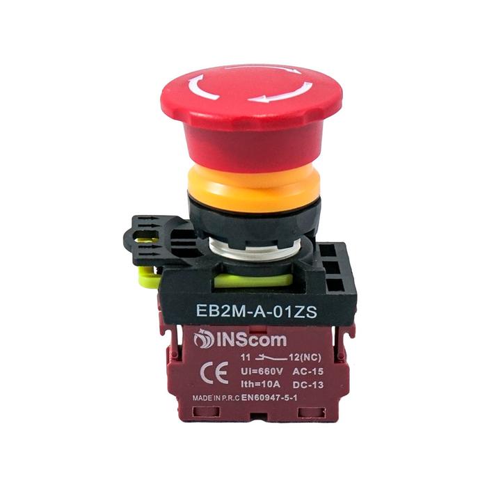 Promo PUSH BUTTON EMERGENCY MUSHROOM SELF LOCKING / PUSHBUTTON TOMBOL ...