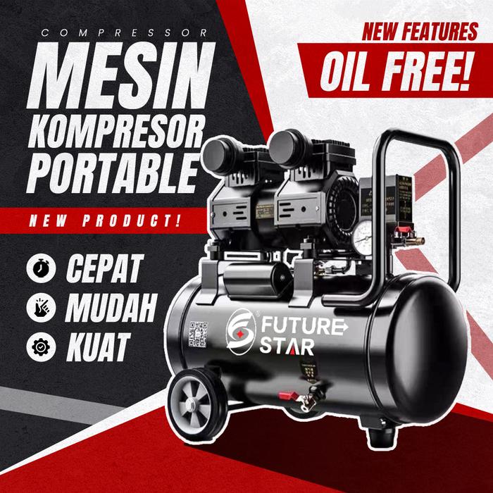 Promo Kompresor Angin Oil Free 2 HP 30L Air Compressor FUTURE STAR Cicil 0% 3x - Jakarta Barat ...