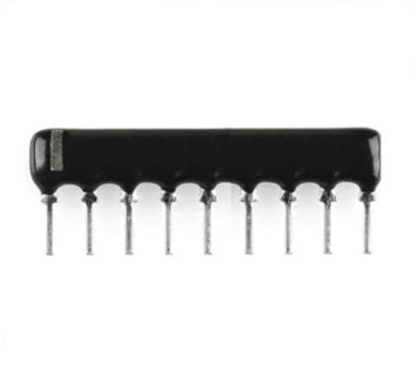 Jual rpack r pack r resistor array network 9p 9pin 1k 1 k 102 a102j 102 ...