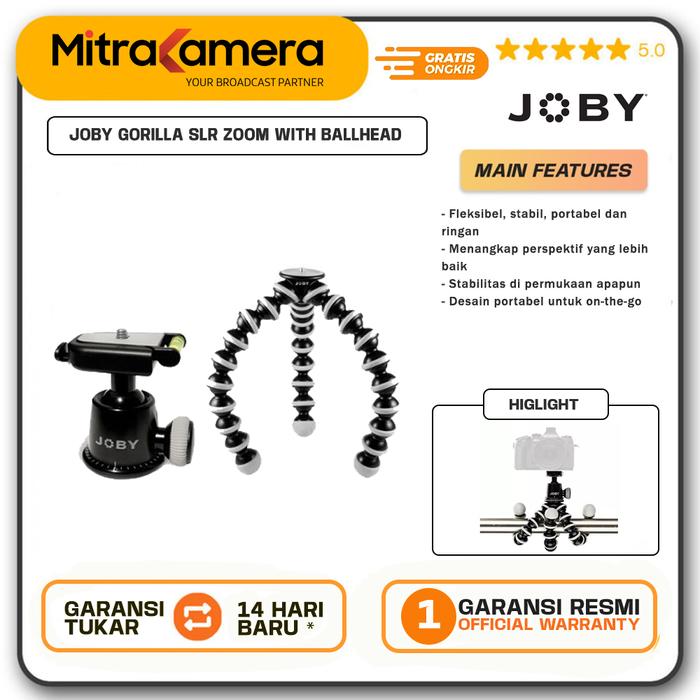 Jual Joby Gorilla SLR Zoom With Ballhead - Kota Yogyakarta - mitrakamera jogja | Tokopedia