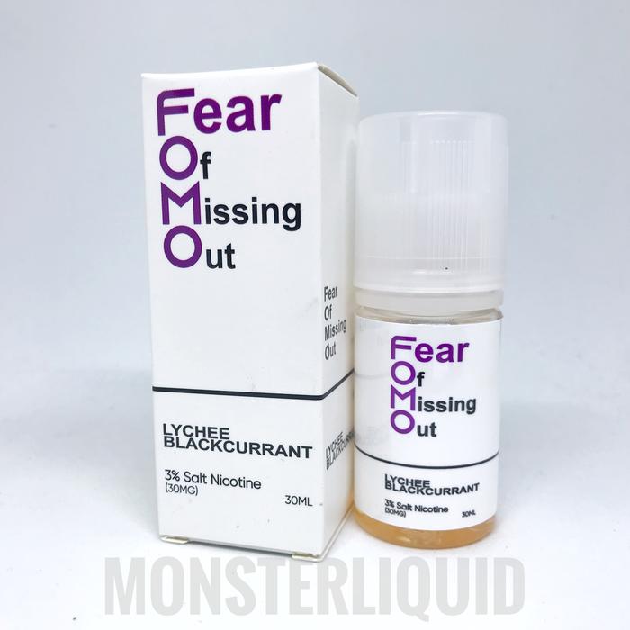 Jual [ SALT NIC ] FOMO LYCHEE BLACKCURRANT 30MG 30ML LIQUID - Jakarta ...