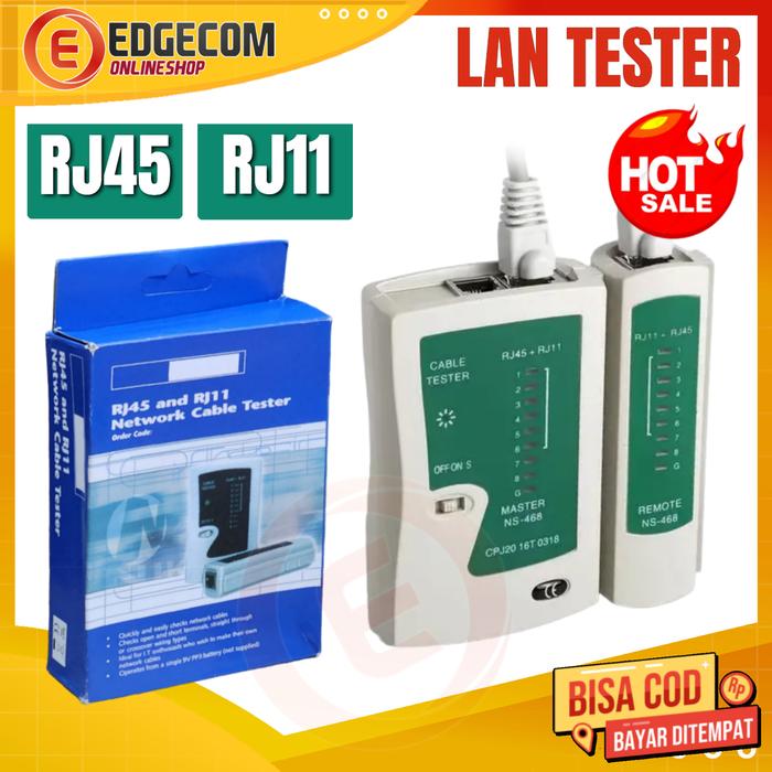 Jual LAN TESTER ALAT PENGUJI KABEL LAN RJ45 RJ11 - Jakarta Pusat ...