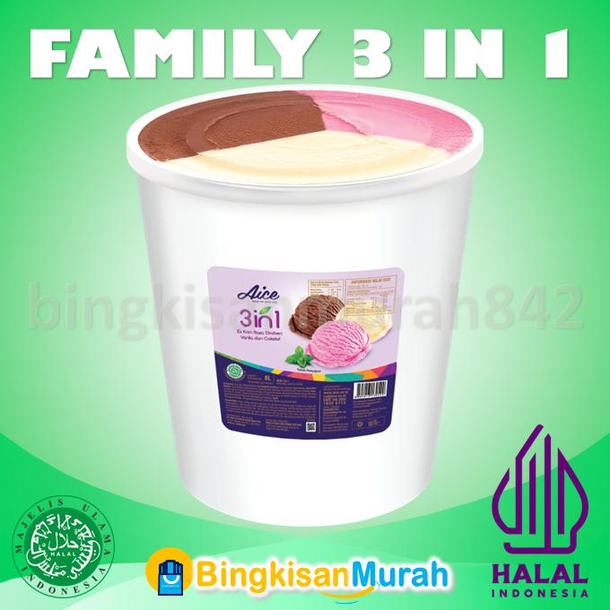 Jual Es Krim Aice Ice Cream Ember Porsi Besar 8 Liter & Es Kotak ...