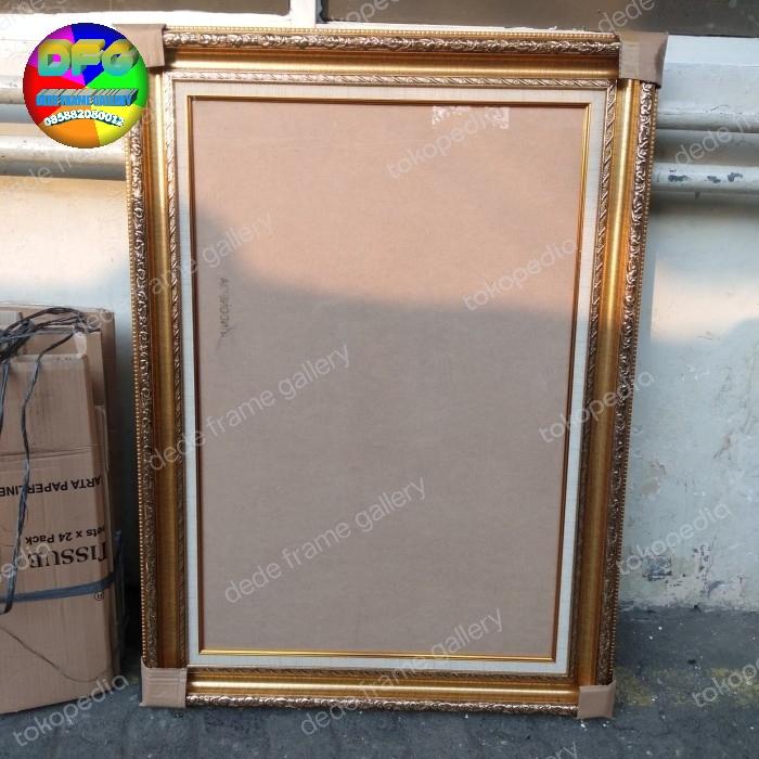 Jual bingkai frame fiber besar ukuran 60x90 sudah dengan kaca & mdf ...