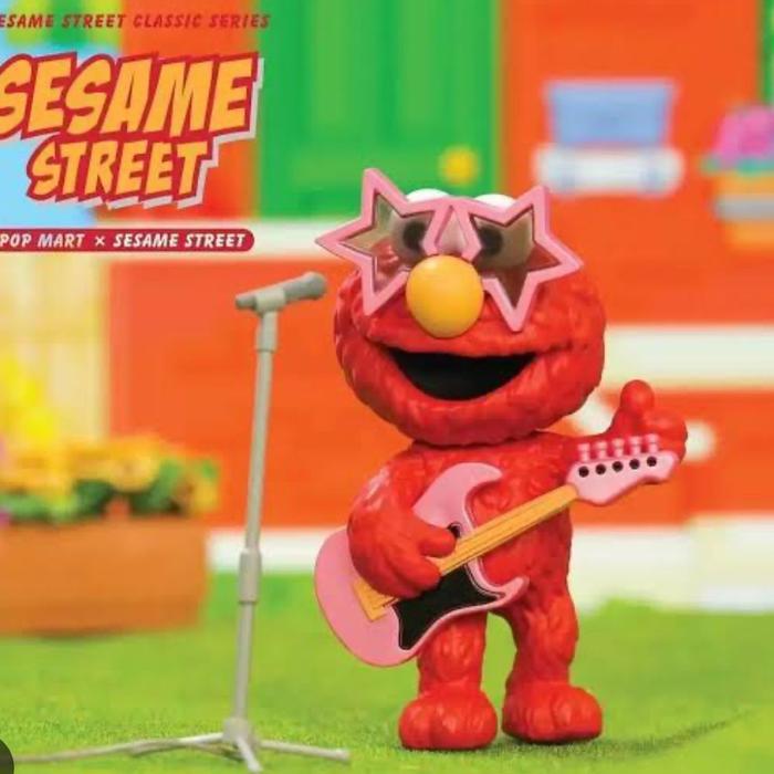 Jual POP MART Sesame Street Elmo With Guitar Figure Open Box Confirm ...