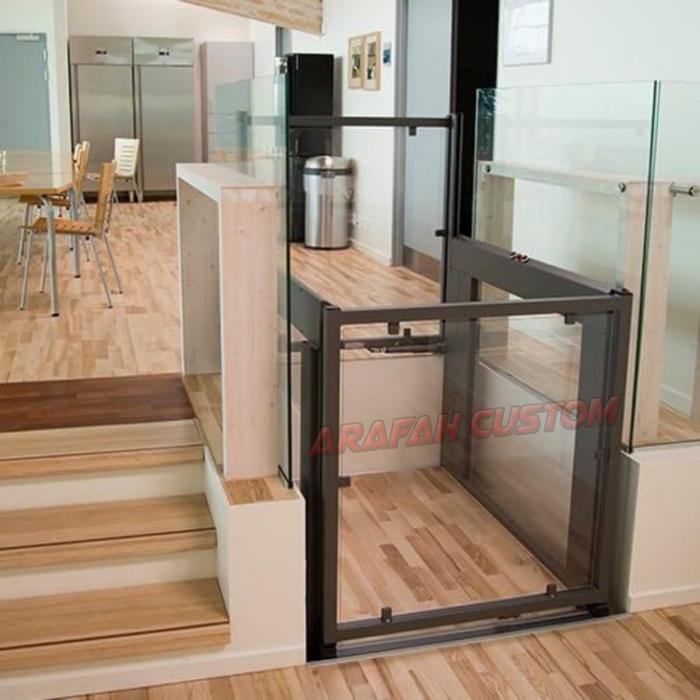 Jual Lift Rumah Untuk Angkut Kursi Roda Orang Tua Lansia Berat 600Kg ...