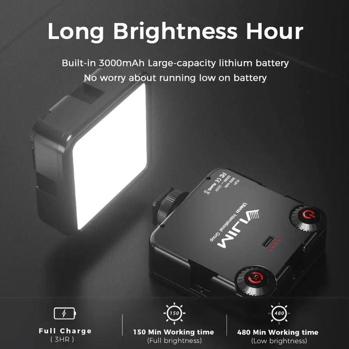 Jual Vijim Ulanzi Mini Led Vl81 Rechargeable - 2 Warna - Foto & Video ...