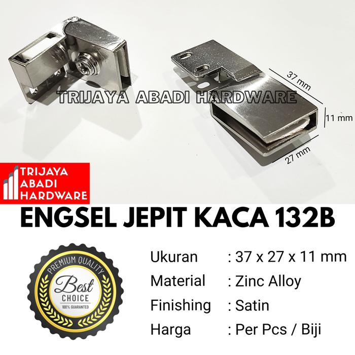 Jual Engsel Jepit 132 B Pintu Kaca Kayu Kabinet Glass Mini Hinge - Kab ...