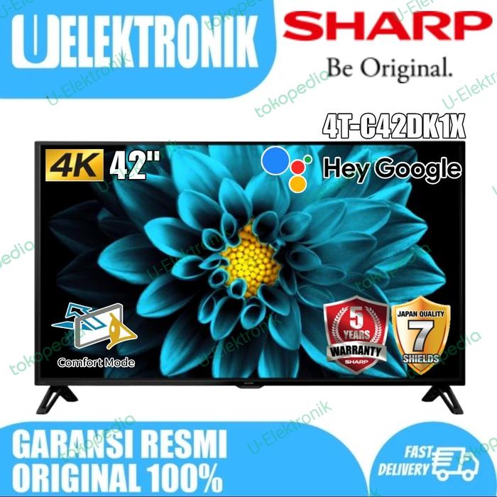 Jual SHARP AQUOS ANDROID TV 4K 42 INCHI 4T-C42DK1X 42DK1X JAPAN PANEL - Jakarta Selatan - U ...