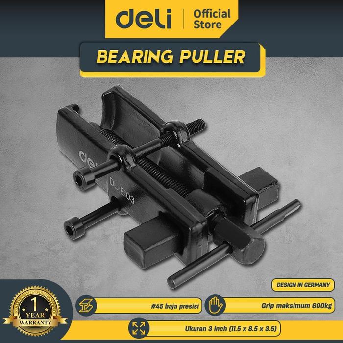 Jual Deli Treker Bearing Puller 6 Inch / Armature Bearing Puller EDL ...