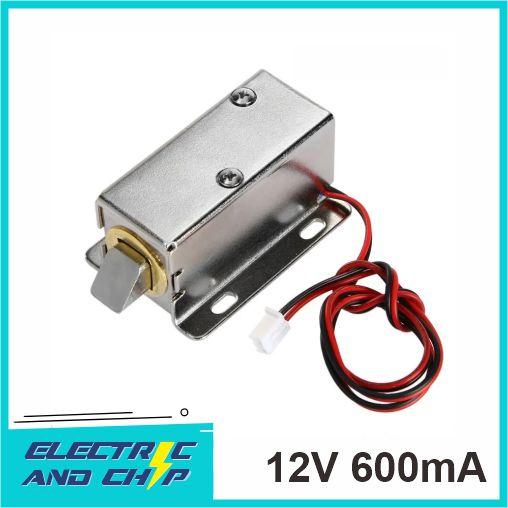 Jual Selenoid Door Lock Electric DC 6V / 12V Electric - 12V 600mA ...