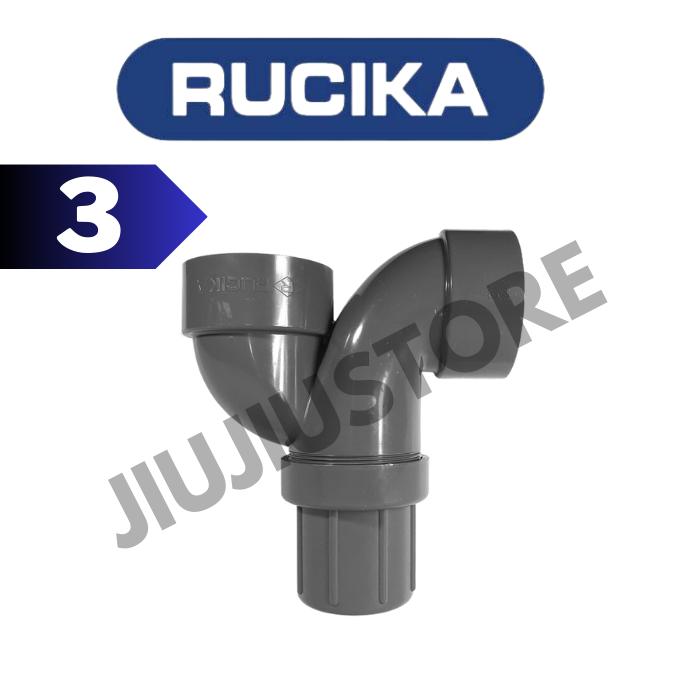 Jual RUCIKA P-TRAP 3" D PVC P TRAP 3 INCH D PVC SAMBUNGAN P TRAP - Kota ...
