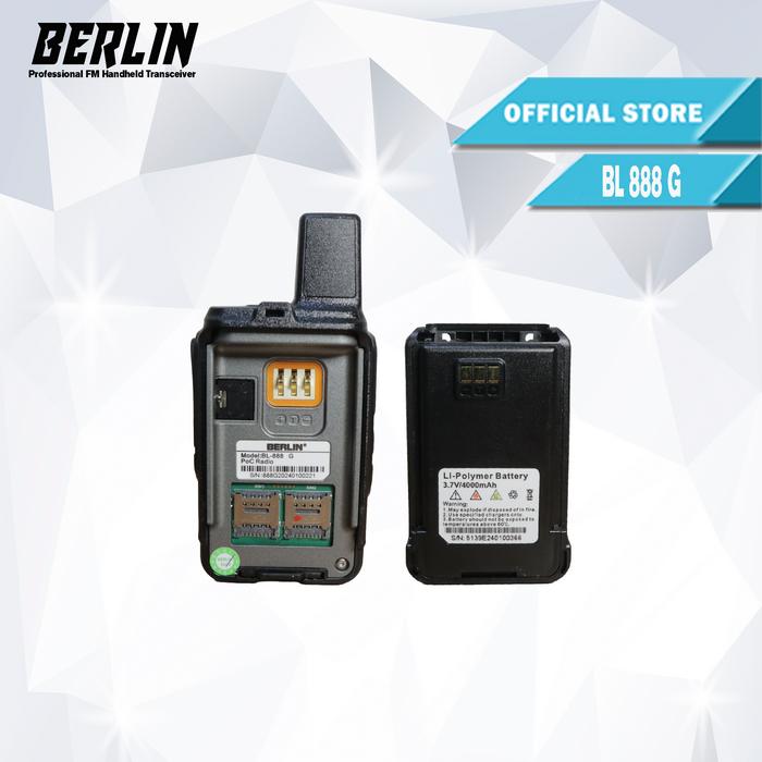 Jual Ht Poc 4g Berlin Bl - 888'g Sim Card Mobile Network Walkie Talkie ...