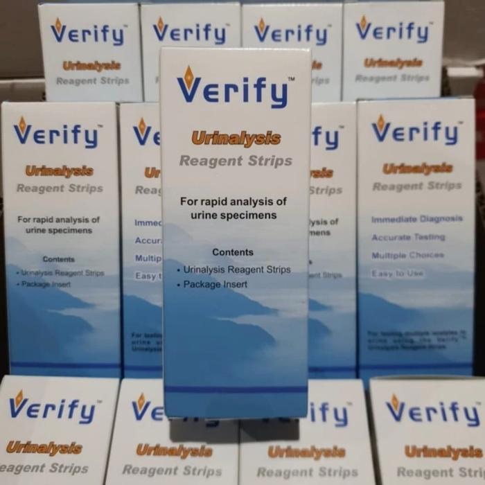 Jual Verify 10 Parameter / Urine Test 10p / Urinalysis Reagent Strip ...