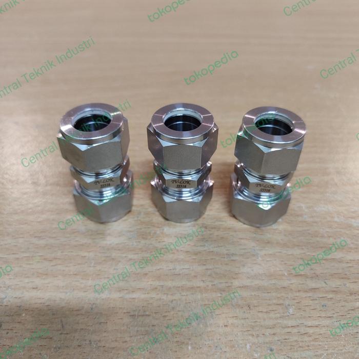 Jual Union conector Tubing Stainless SS316 / 3/8 inch - Jakarta Barat ...
