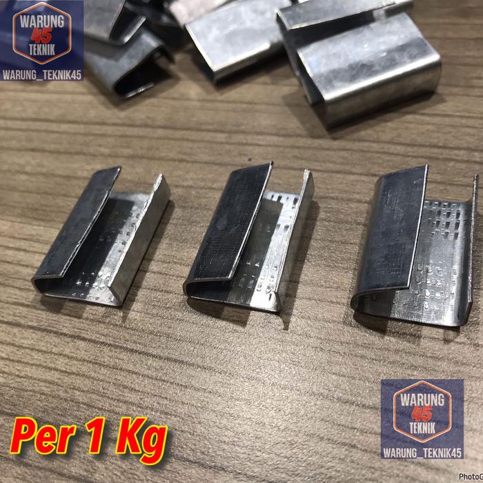 Jual CLAMP | KLEM SENG KALENG SEGEL TALI STRAPING | STRAPPING BAND 1 KG ...