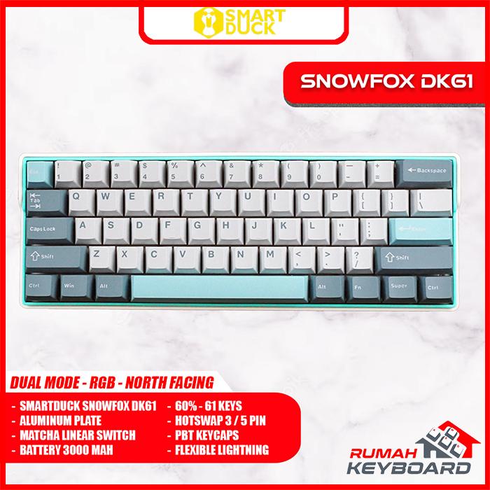 Promo MECHANICAL KEYBOARD - SMARTDUCK DK61 - RGB - HOTSWAP - 2 MODE ...