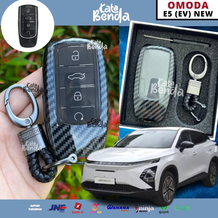 Promo Cover Remote Carbon Omoda E5 EV New 2024 Casing Chery 5 Tiggo 8 ...