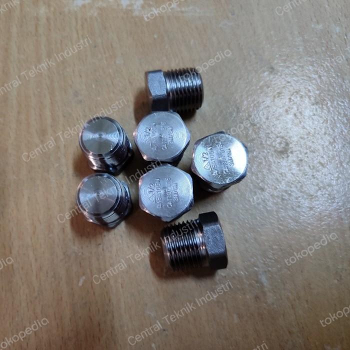 Jual Plug Besi 1/2" inch NPT Plug Class 3000 psi - Jakarta Barat ...