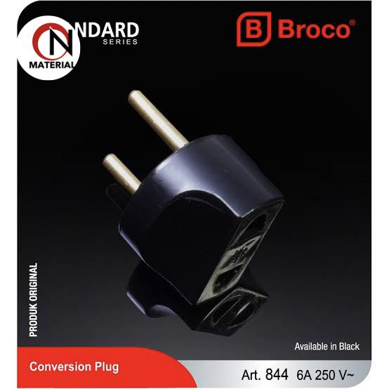 Jual BROCO Over Steker Konversi Universal Hitam 844 Conversion Plug ...