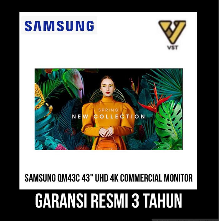 Jual Samsung QM43C Dynamic Crystal Color UHD Digital Signage for ...