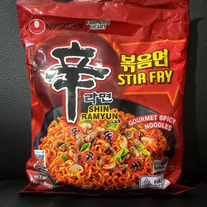 Jual Nongshim Shin Ramyun Ramen Spicy Mie Goreng Pedas 131g Mie Korea ...