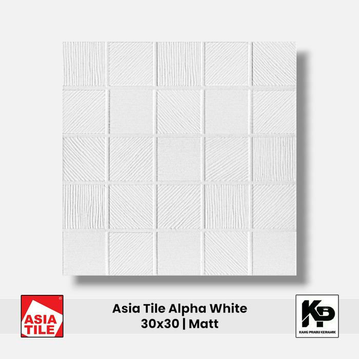 Jual Keramik ASIA TILE Alpha White 30x30 - Kota Depok - Mitra Prabu ...