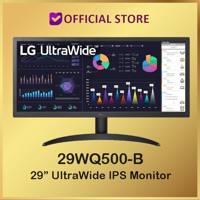 Promo LG UltraWide 29WQ500-B 29'' 21:9 UW FHD IPS Monitor AMD FreeSync ...