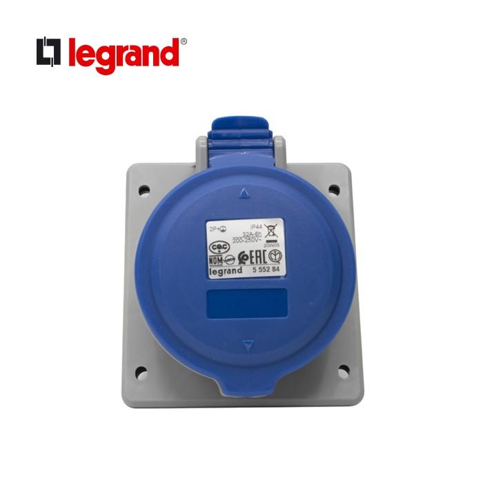 Jual Legrand Panel Mounting 32A 3Pin 2P+E 1Phase Female 555284 ...