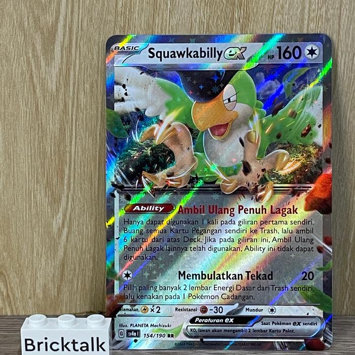 Jual squawkabilly ex sv4a pokemon card indonesia - Kota Tangerang ...