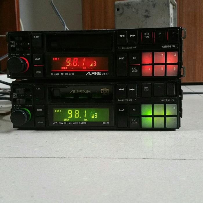 Jual head unit alpine 7181 vintage classic car stereo - Kota Surabaya ...