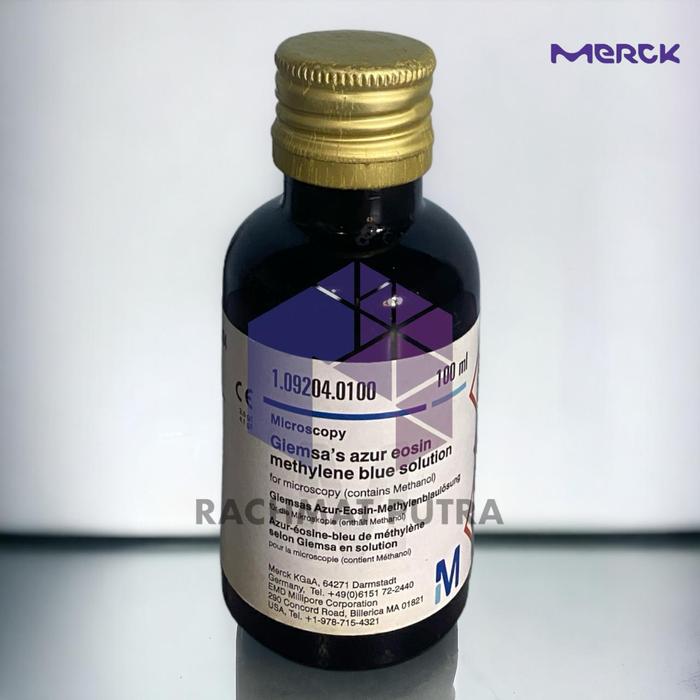 Jual Giemsa's Azur Eosin Methylene Blue Solution Merck 1.09204.0100 50 mL - Kota Bandung ...