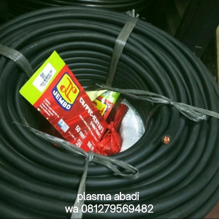 Jual KABEL JEMBO NYAF 50MM KABEL TEMBAGA SERABUT 450/750V @PERMETER HITAM - Jakarta Pusat ...