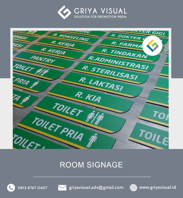 Jual ROOM SIGN RUANG ATMA JAYA - Jakarta Selatan - Griya Visual | Tokopedia