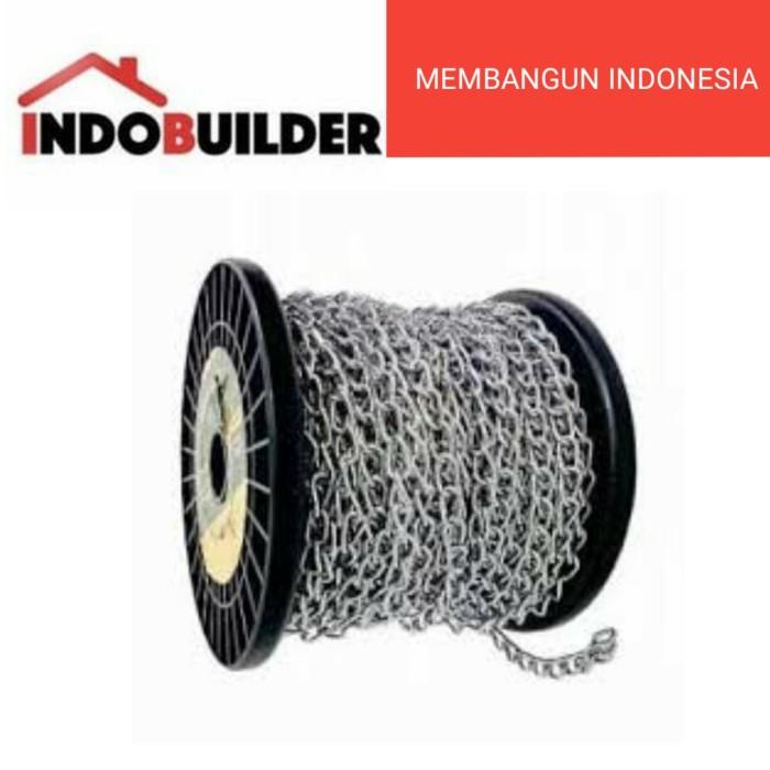 Jual RANTAI BESI KECIL GALVANIS 3 MM PER ROL ISI 30 METER - Kab ...