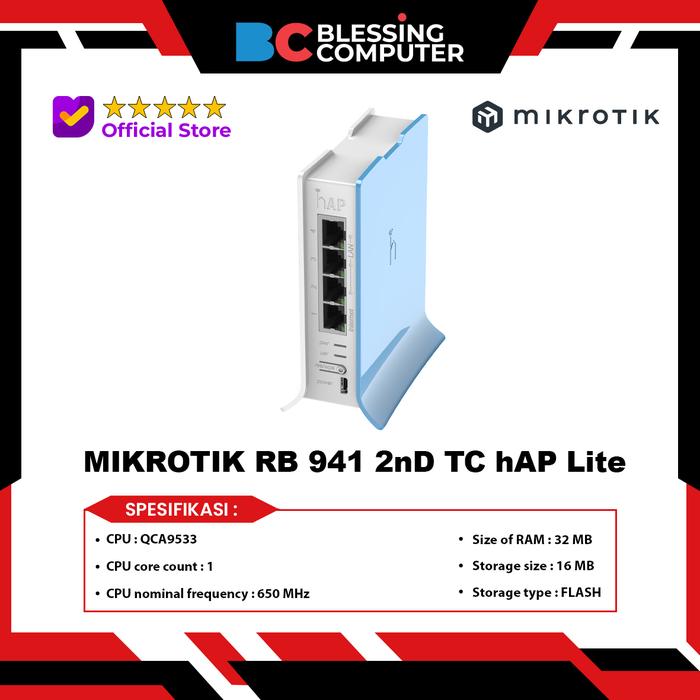 Jual MIKROTIK RB 941 2nD TC hAP Lite - Kota Denpasar - Blessing ...
