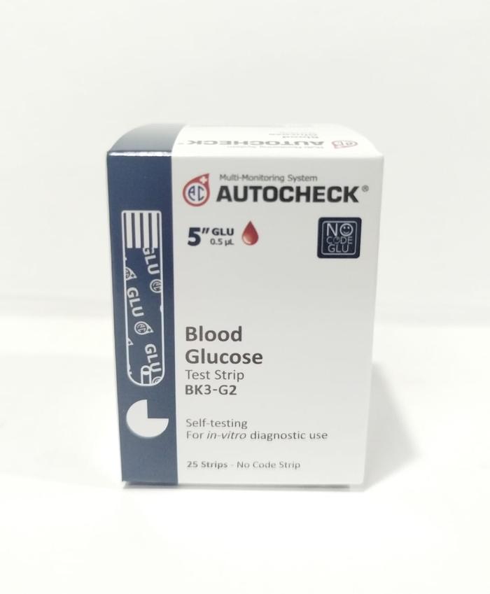 Jual Autocheck gula darah auto check autocheck blood glucose isi 25 ...