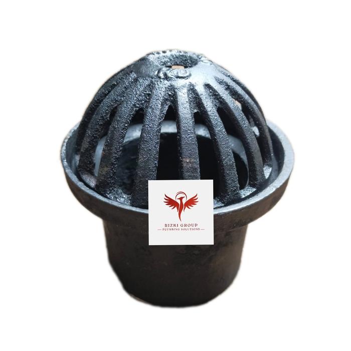 Jual Roof Drain Cast Iron 2 1/2 ANTASAN Saringan Air cast Iron Cembung ...