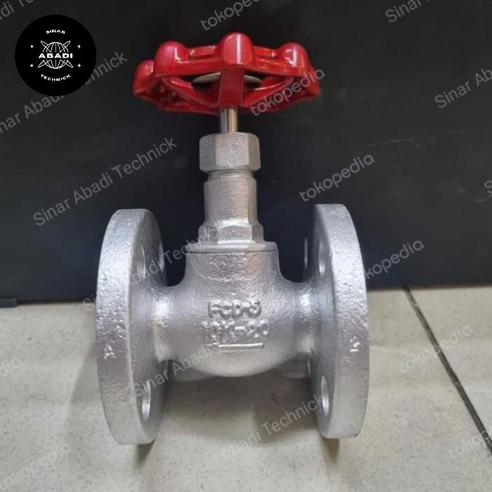 Jual GLOBE VALVE KITZ 3/4" INCH JIS 10K DN20 FCD-S/ CAST IRON - Jakarta ...