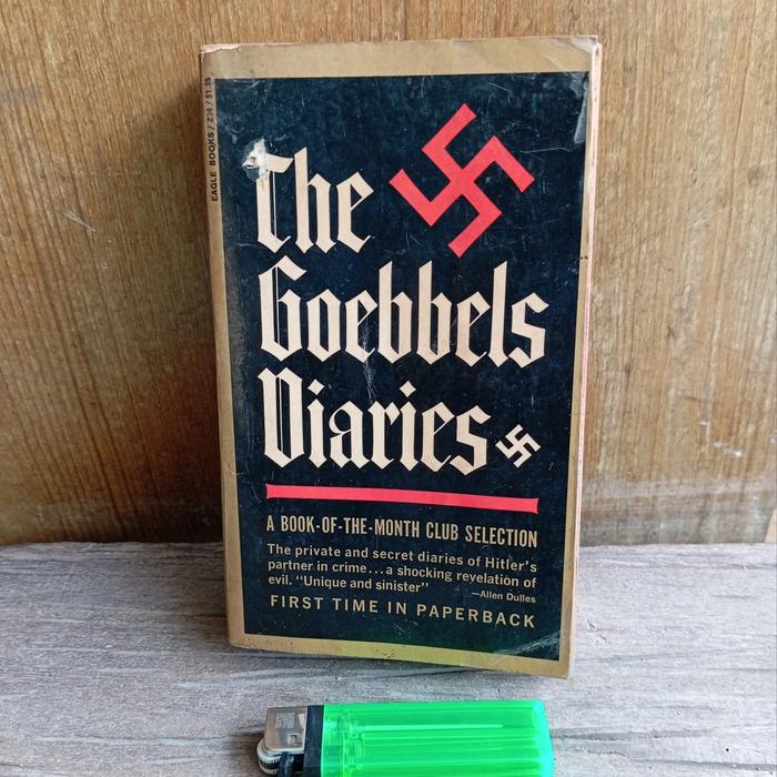 Jual buku import sejarah tentang NAZI judul THE GOEBBELS DIARIES jadul ...