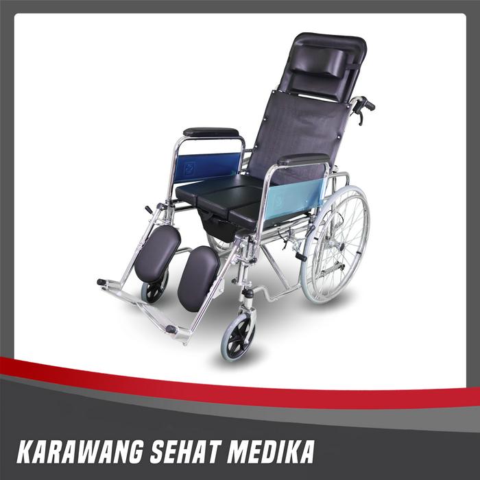 Jual KURSI RODA 3 IN1 RECLINING COMMODE - Kab. Karawang - Alat ...