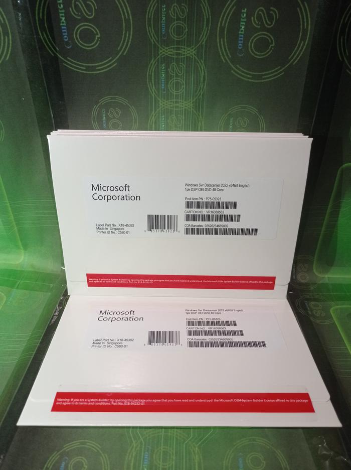 Promo Windows server 2022 datacenter 48 core fullpack included 5 cal ...